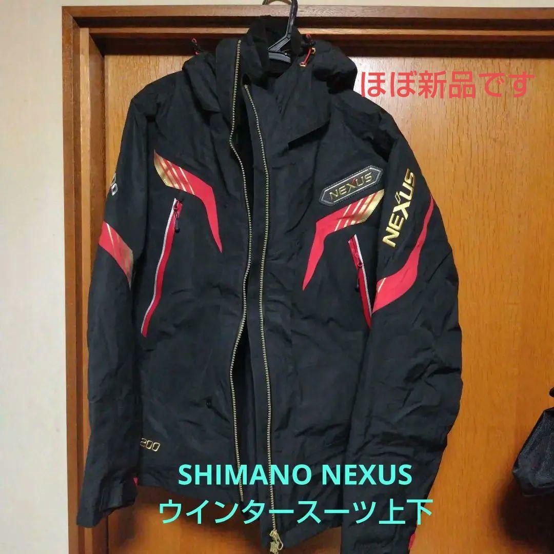 シマノ NEXUS フィッシング ウインタースーツ 上下 色 ブラック サイズL