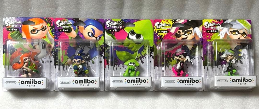 amiibo スプラトゥーンシリーズ 初代全5種