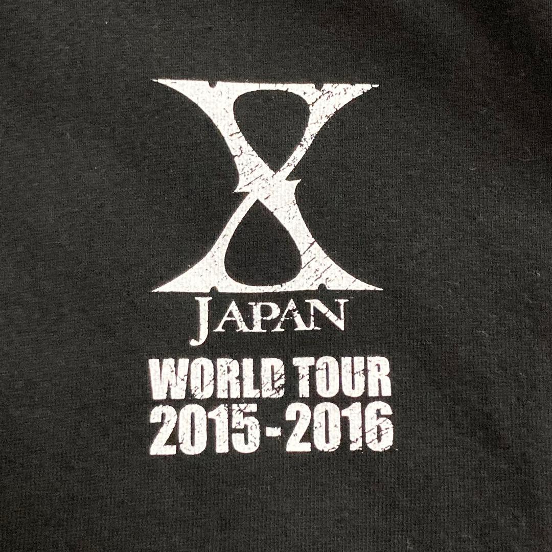 X JAPAN WORLD TOUR 2015 ロング丈 パーカー ユニセックス