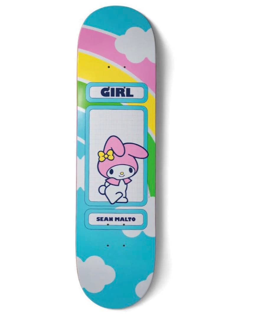 スケートボード GIRL HELLO KITTY&FRIENDS RAINBOW DECK