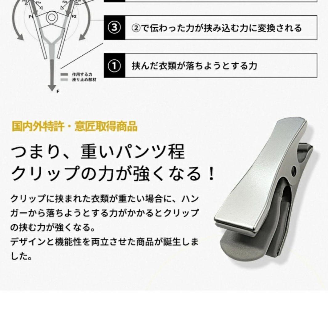 ボトム ハンガー 50本 セット ホワイトニッケルメッキ 店舗 什器