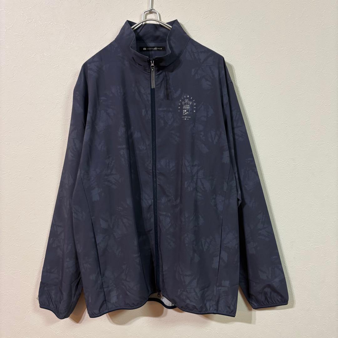 【TravisMathew】新品軽量ポケッタブルジャケット　スカル　メンズ２ＸＬ