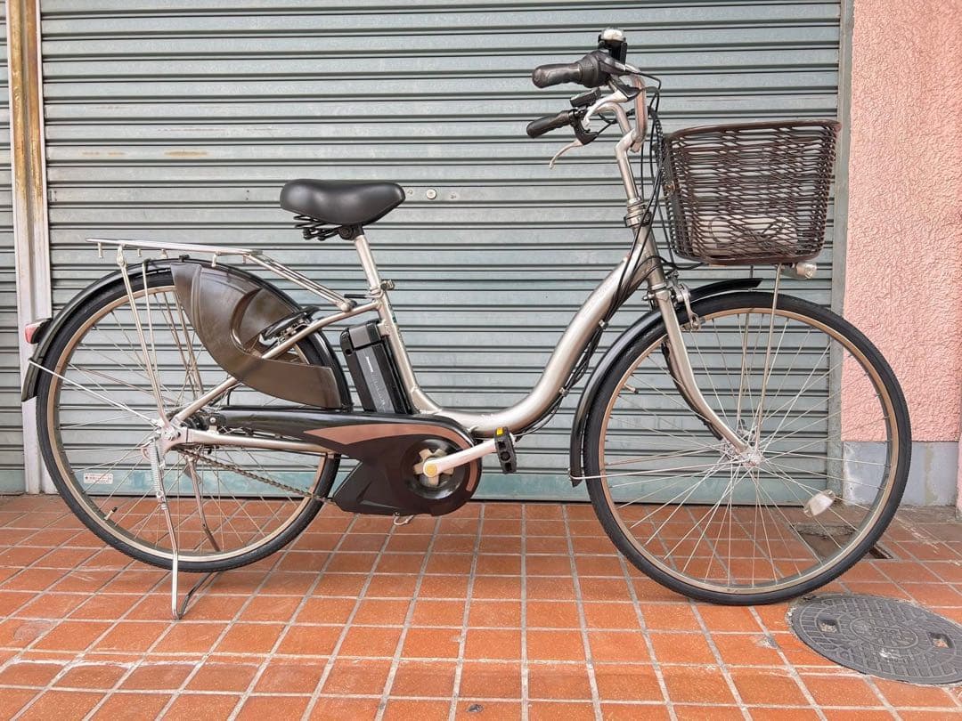 大阪市内配達無料ヤマハ電動アシスト自転車バッテリー8.9Ah シルバー