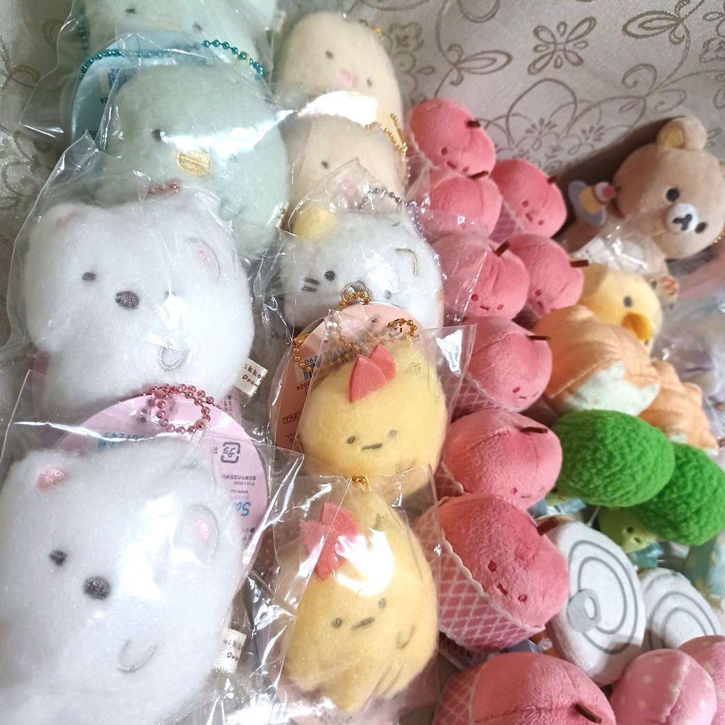 すみっコぐらし　リラックマ　てのりぬいぐるみ　ぶらさげぬいぐるみ　まとめ売り