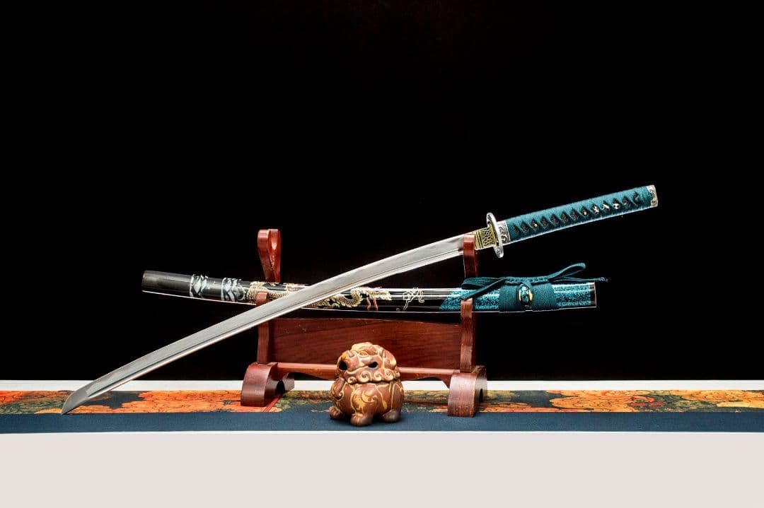 1050-武具 刀装具 日本刀　模造刀 居合刀 武士道 武蔵 鑑賞用 手鍛造打