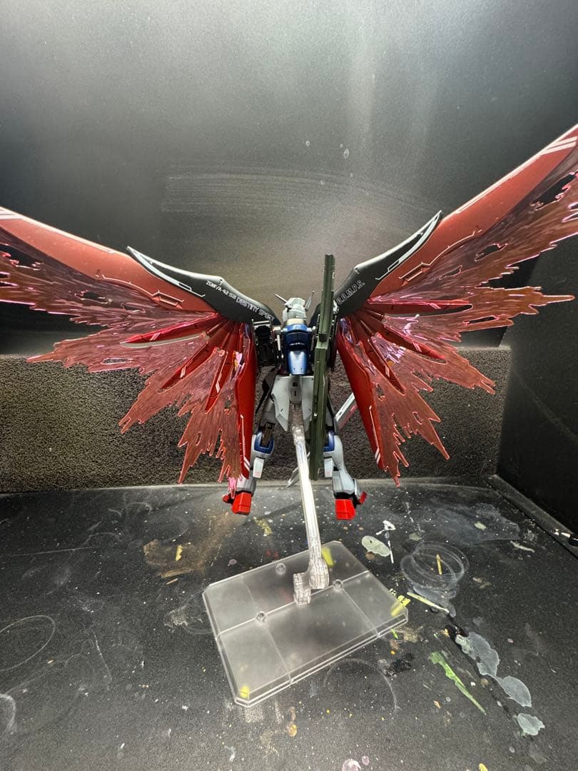 HGCE ディスティニーガンダム　ゼウスシルエット　塗装完成品