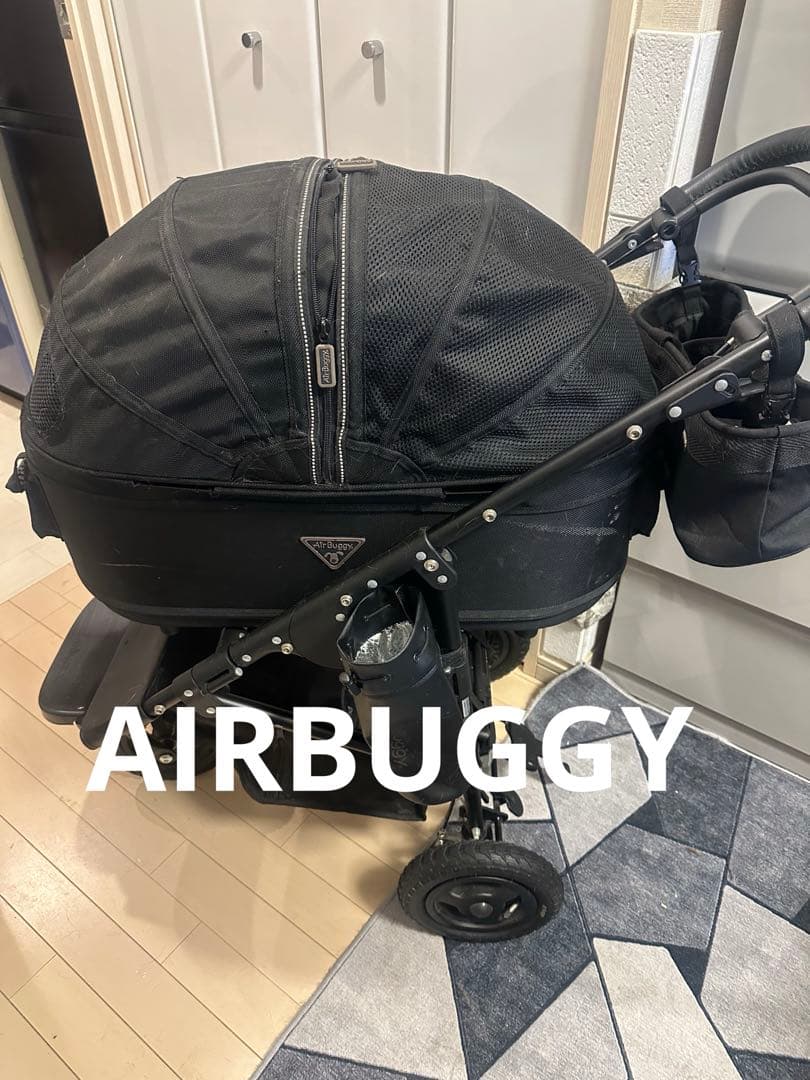 【送料込み】AirBuggyドーム2 フレームセット犬用　黒　ペットカート