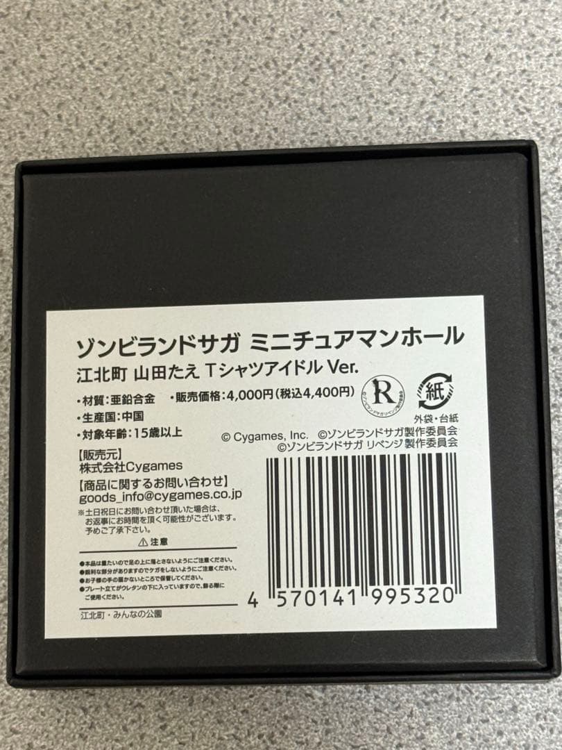 ゾンビランドサガ ミニチュアマンホール 江北町　山田たえ