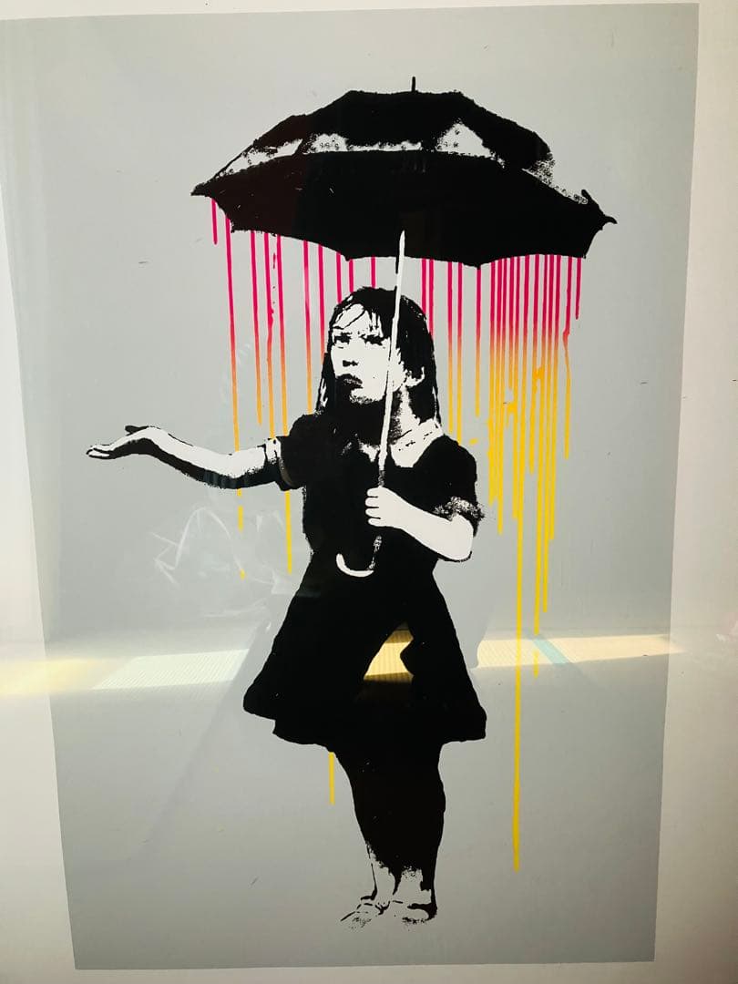 banksy バンクシー Nola(coloured rain) wcp
