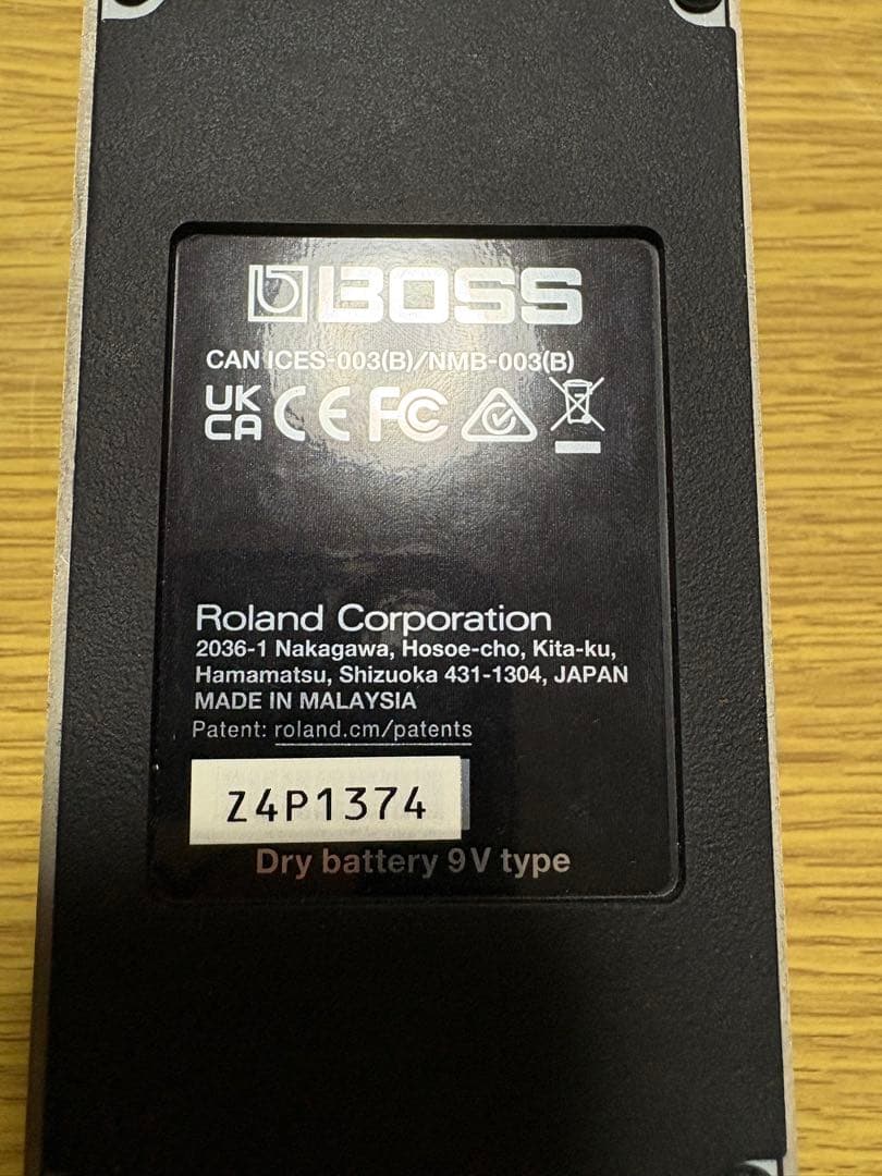 【超美品】【値下げしました】BOSS OverDrive OD-1Xエフェクター