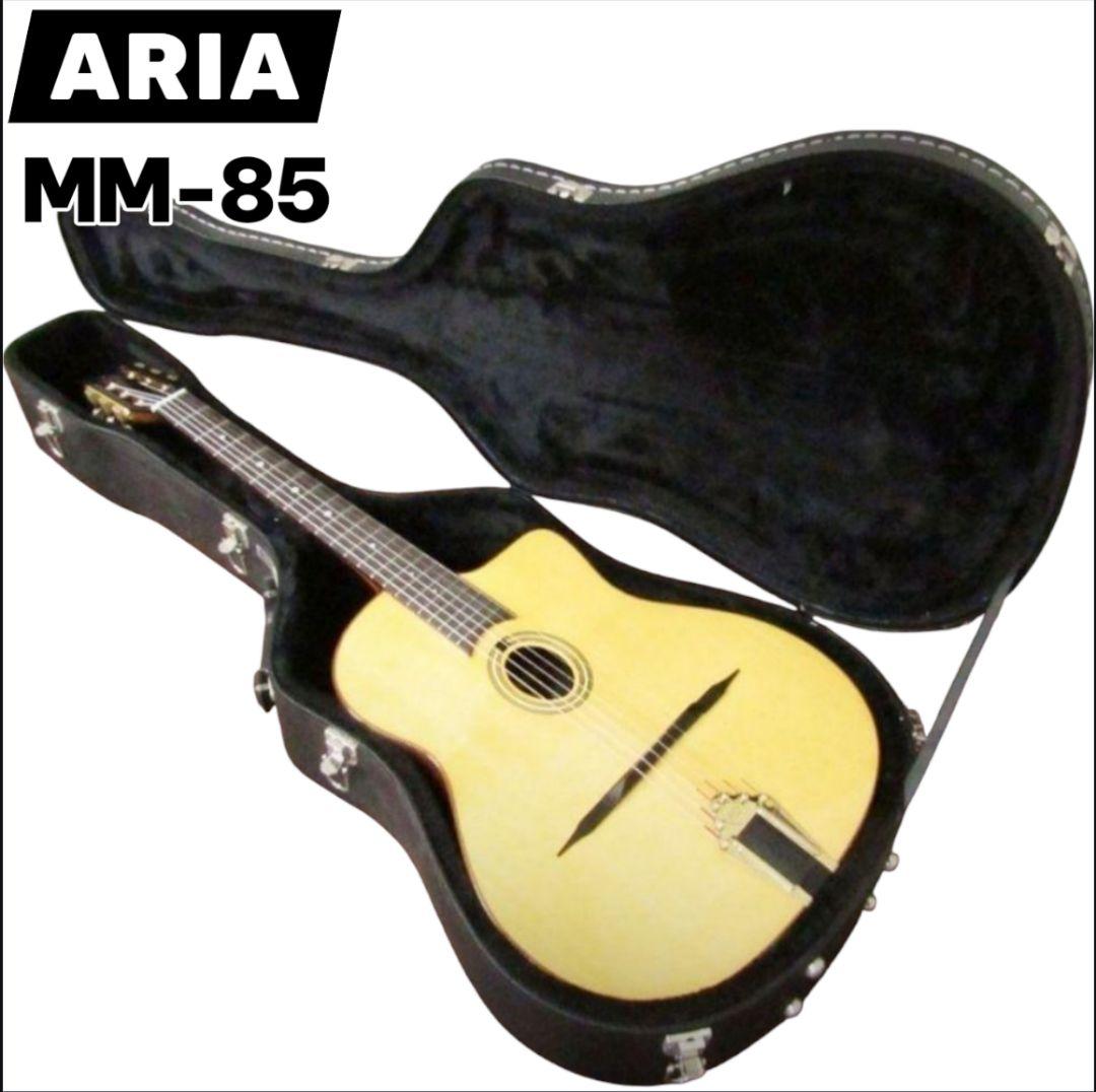 激レア 美品 Aria マカフェリギター 純正ハードケース付き MM-85