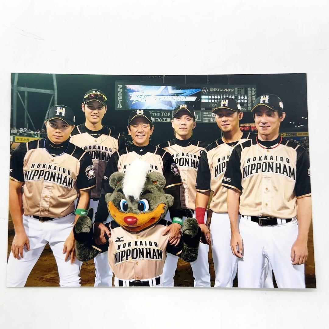 【激レア+非売品】 大谷翔平 北海道日本ハムファイターズ 優勝直後 集合写真