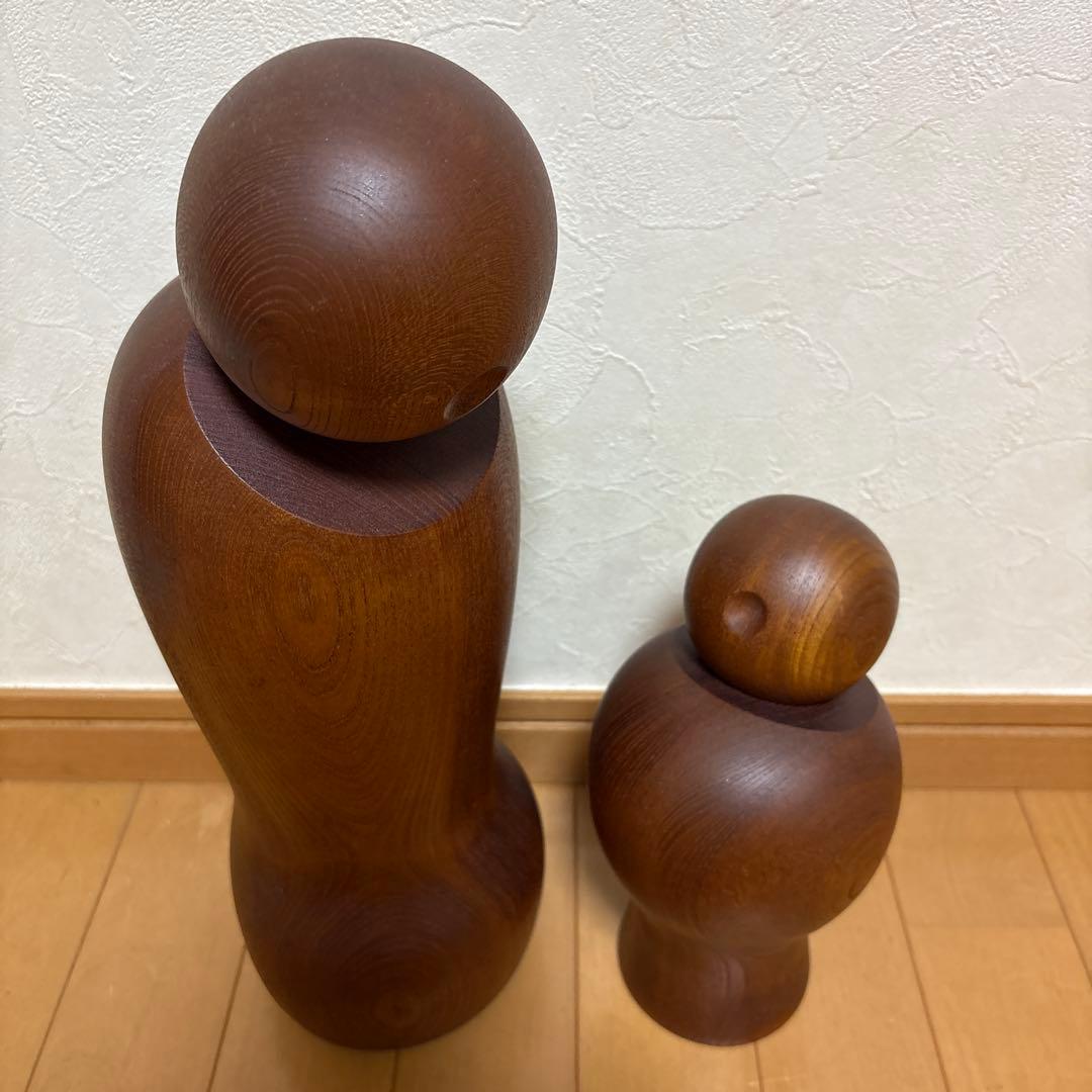 創作こけし　相田晴峰作品　「かたらい」KokeshiDoll