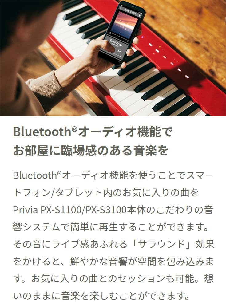 新品未使用 カシオ電子ピアノPX-S1100/黒