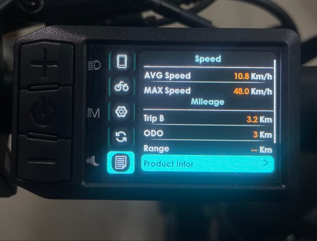 最新作★MATE-X カラー ディスプレイ アプリ連動 ナビ案内可能 41km
