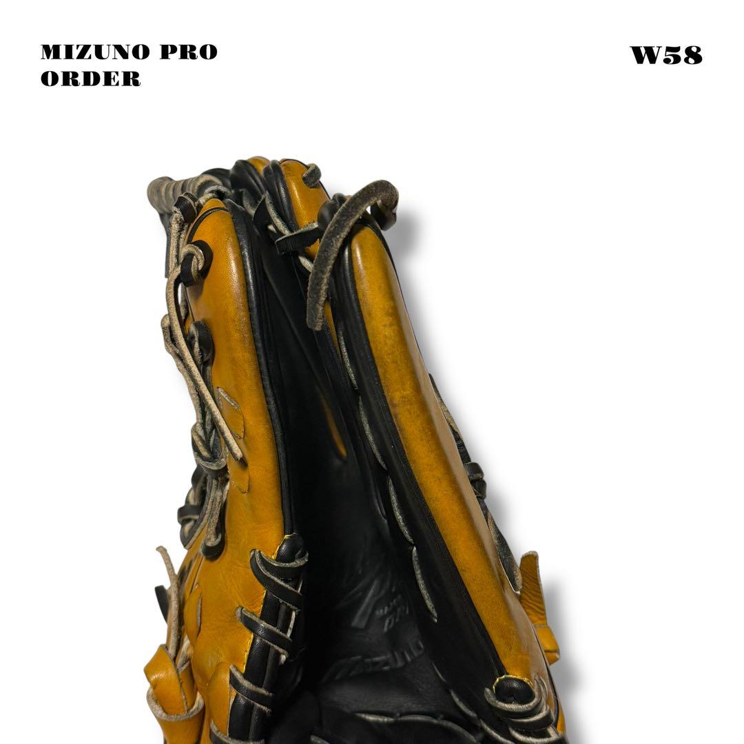 希少品！ MIZUNO PRO ミズノ プロ オーダー グローブ グラブ 黒 金