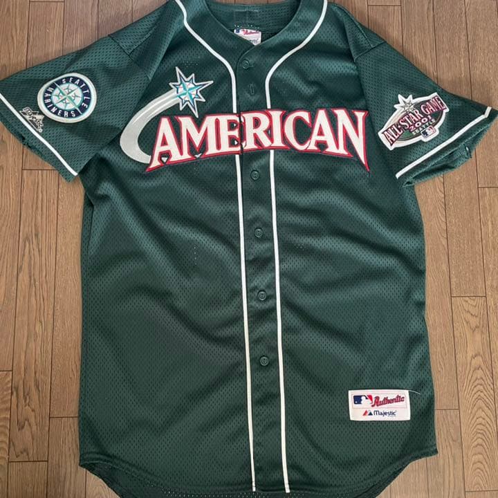 ウェア ICHIRO mariners 2001 all star jersey