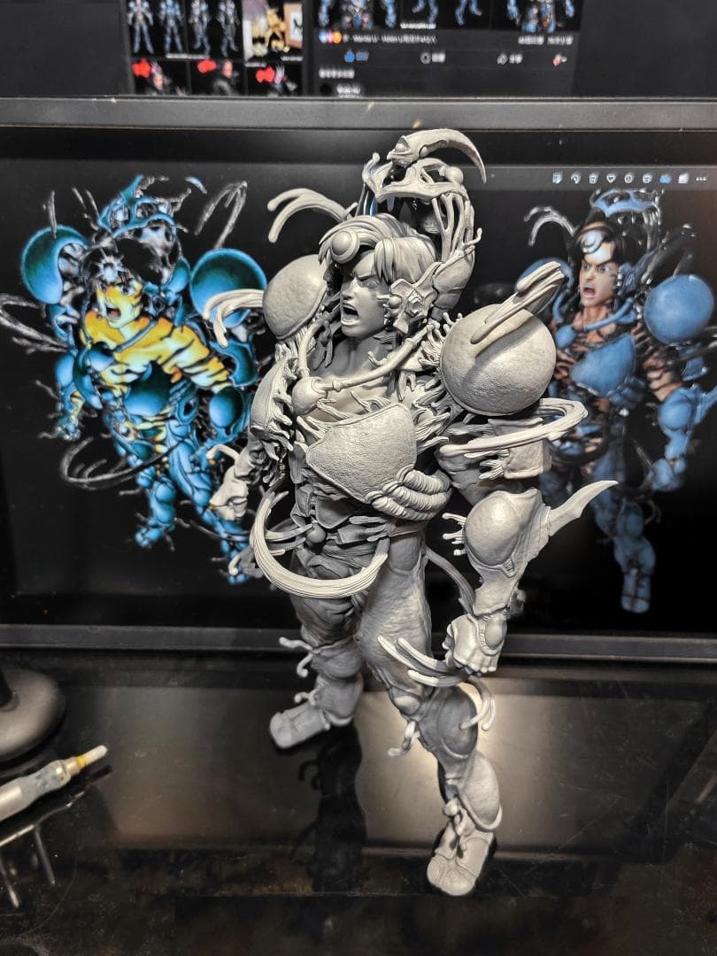 新品未使用1/6スケールガイバー変身 ガレージキット（未組立未塗装）Guyver