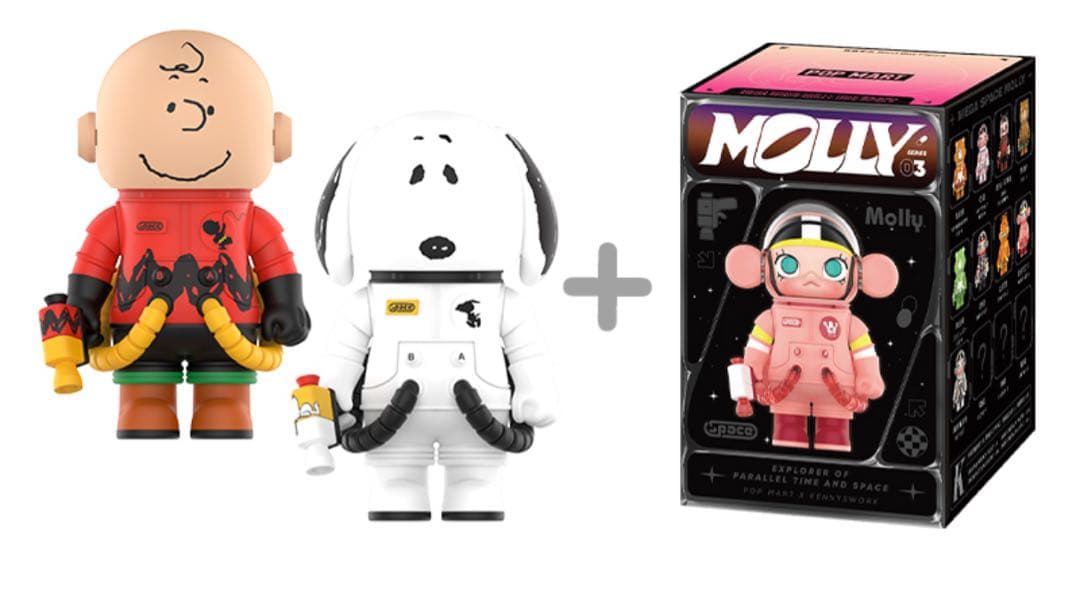 その他 MEGA SPACE MOLLY100% CharlieBrown&Snoopy