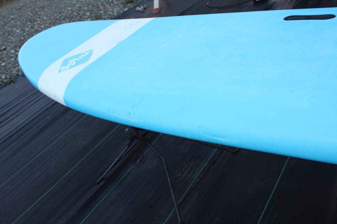 Softech スポンジボード 6’6 ｘ21 ｘ3＋中古リーシュ＋FCSキー