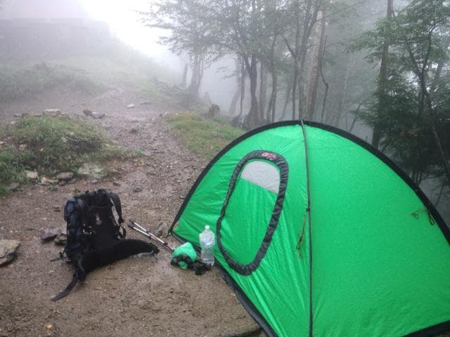 ヘリテイジ エスパース・デュオX ゴアテックス 吹き流し入口・前室フライ付き