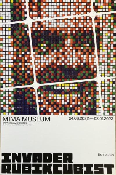 INVADER RUBIKCUBIST ポスター