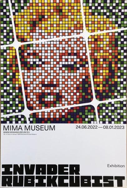 INVADER RUBIKCUBIST ポスター