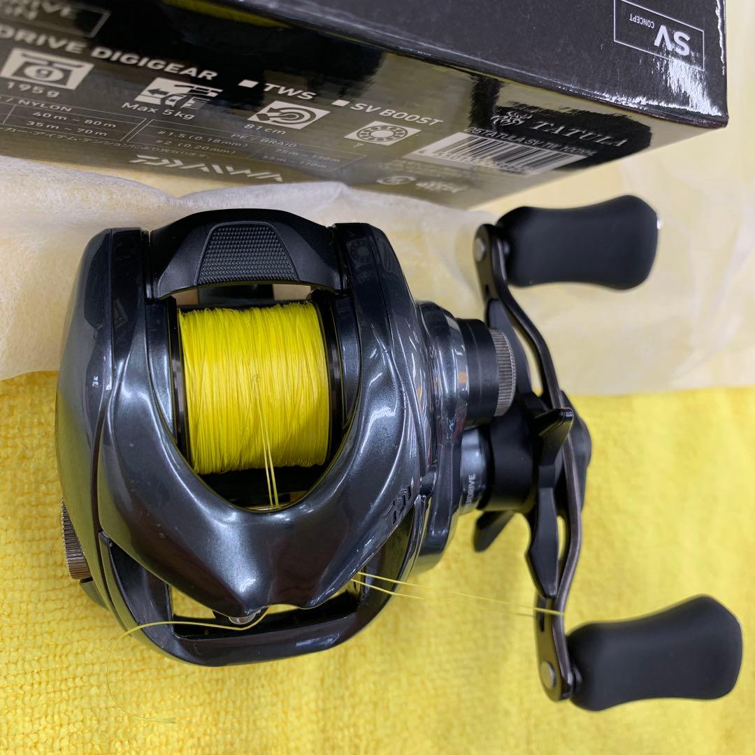 DAIWA 25 TATULA(タトゥーラ) SV TW 100XH 右ハンドル