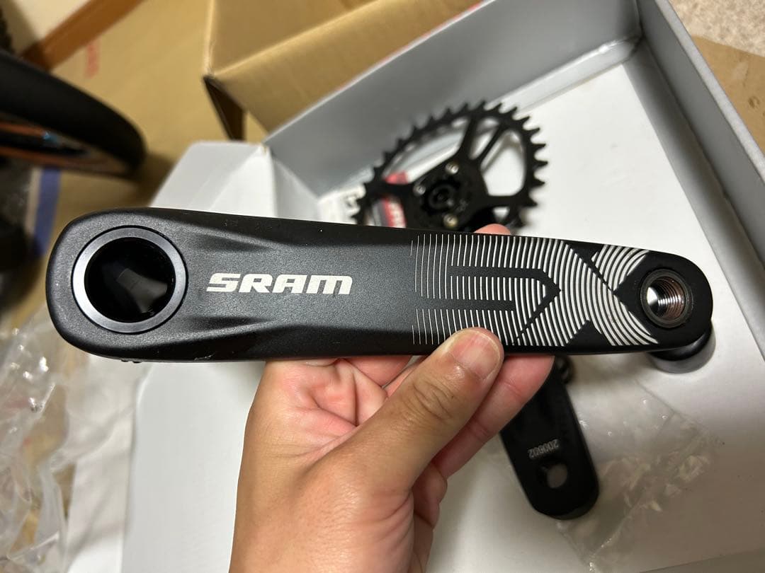 SRAM SX クランク　完成車外し