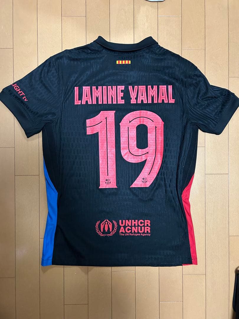 ラミンヤマル選手　24-25アウェイバルセロナユニフォームLサイズ