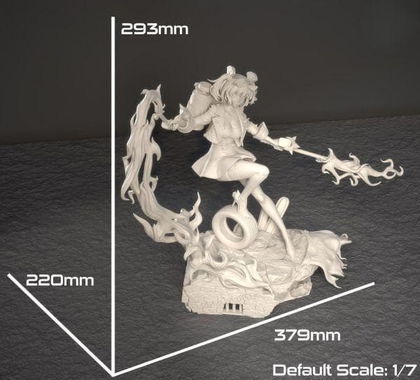 バーニス・ホワイト　1/7　未塗装未組立 ガレキ ゼンレスゾーンゼロ ゼンゼロ