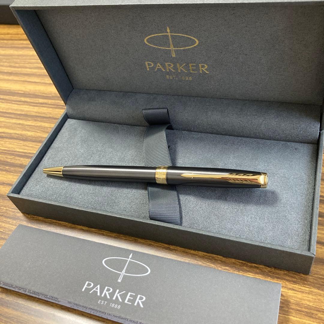 PARKER パーカー ボールペン ソネット グレイGT ギフトボックス入り