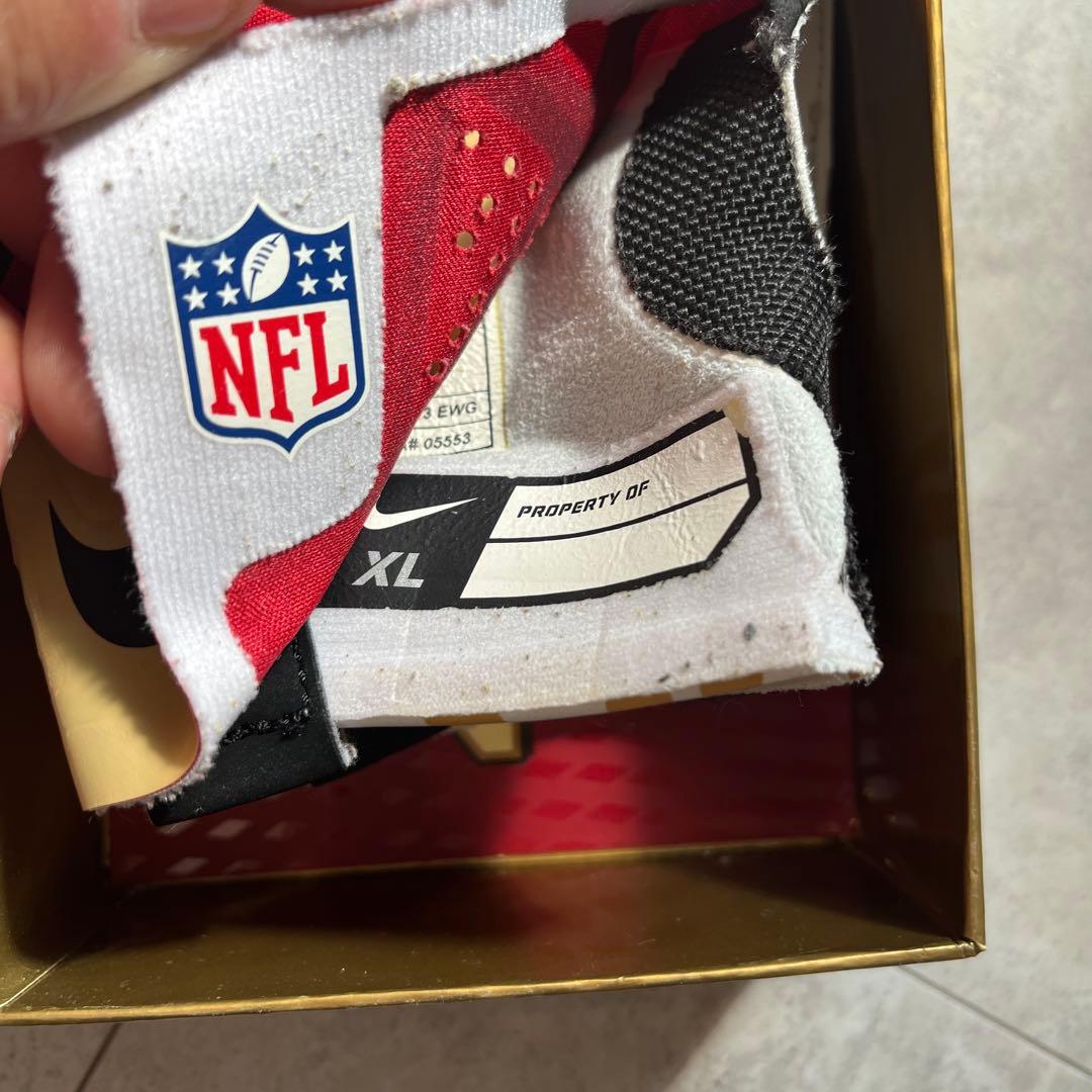 Nike NFLグローブ 49ers (諸事情:12/27以降配送)