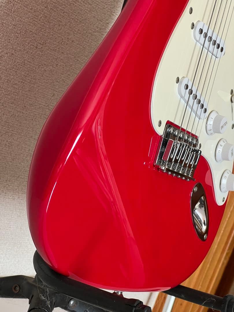 squier by fender bullet strat スクワイヤー レッド
