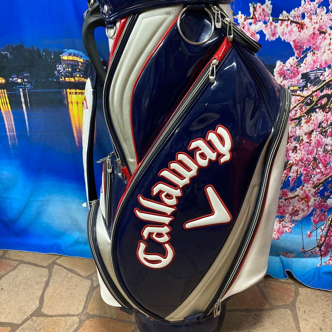 寶BU-1102 callaway SOLID17JMキャディバッグ エナメル