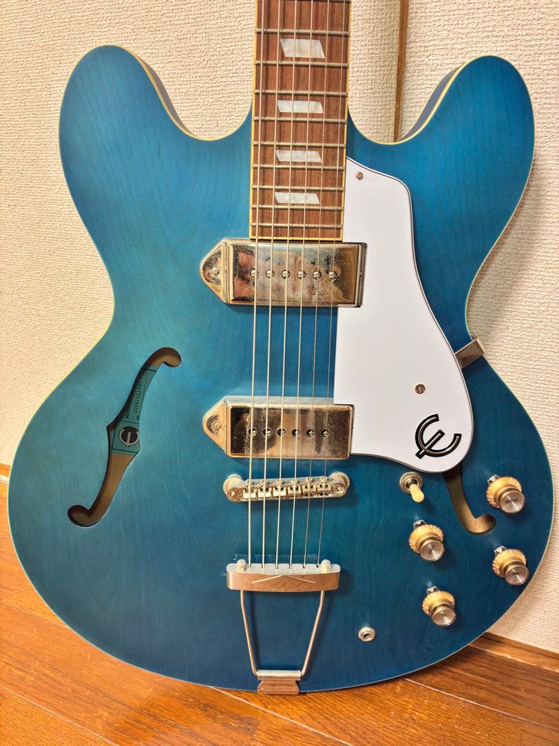 【ジャンク】Epiphone Casino Worn Blue Denim