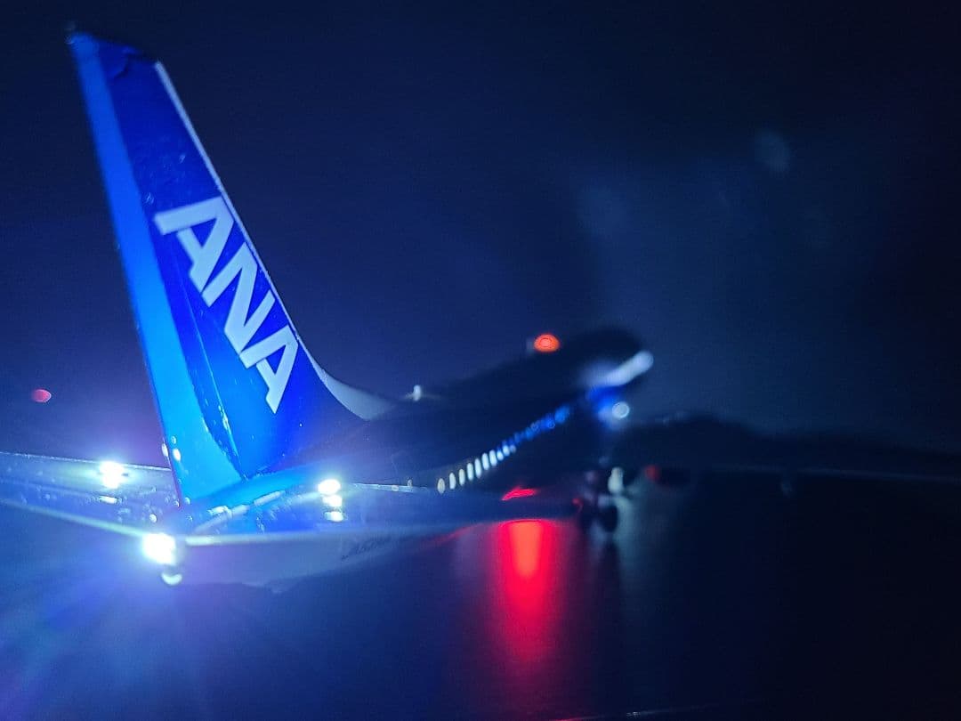ANA BOEING 737-800 TRITON BLUE LED仕様完成品