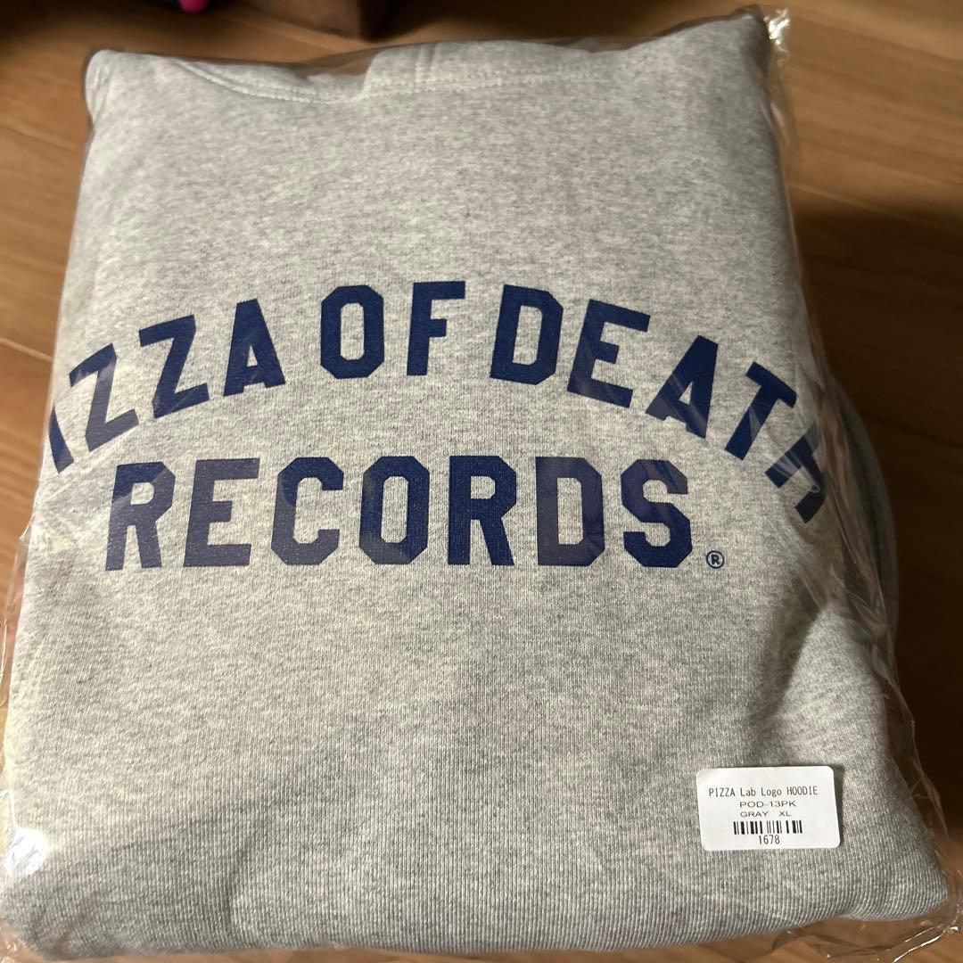 ミュージシャン PIZZA OF DEATH PIZZA Lab Logo HOODIE XL