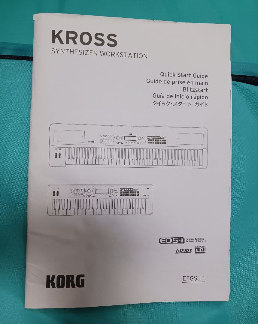 美品★KORG KROSS2★61鍵シンセサイザー★純正ケース&ダンパーペダル付