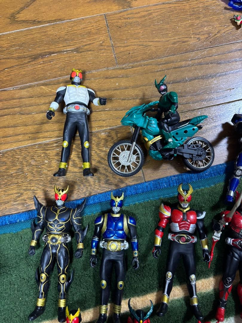 仮面ライダー フィギュアセット バイク付き