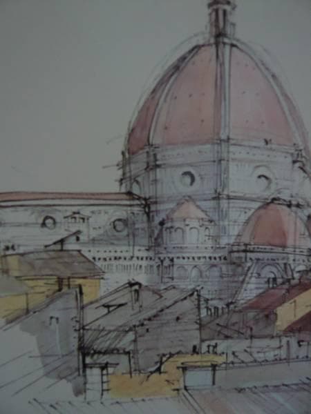 R,KOISO小磯良平　外国風景　画集より　状態良好　新品額付