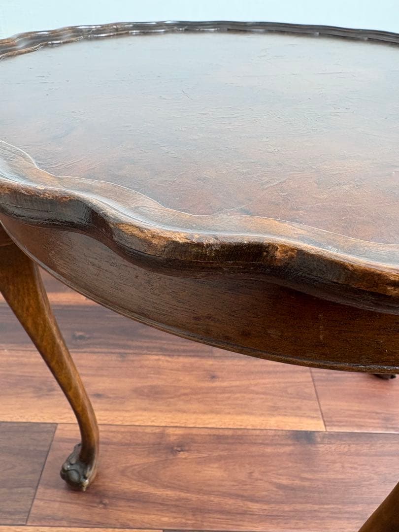 アンティーク家具　猫脚ローテーブル