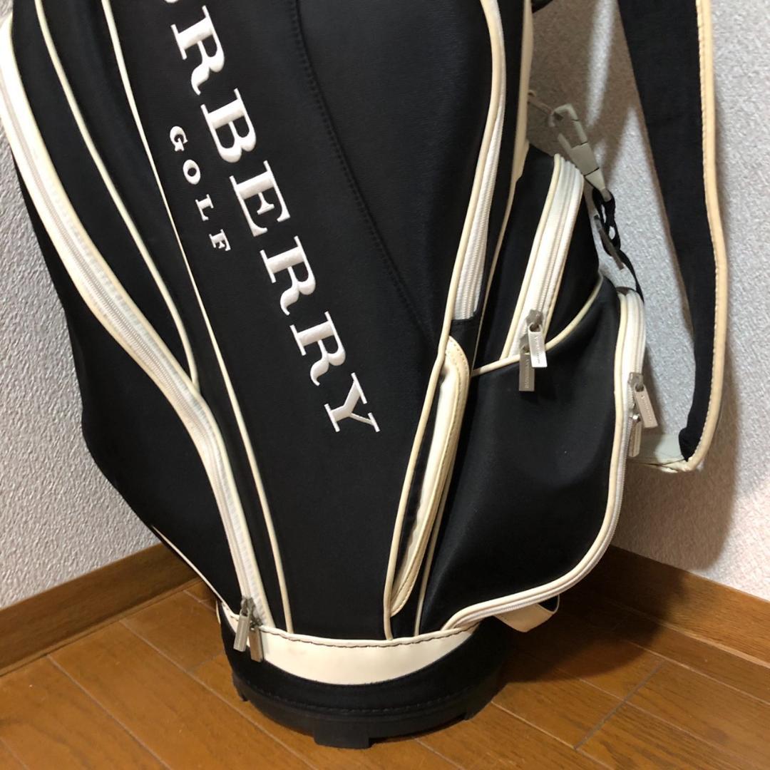 希少 BURBERRY GOLF キャディバッグ バーバリー カート型 6分割