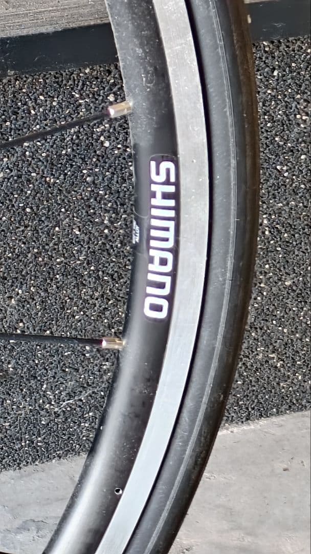 SHIMANO WH-R501A エアロスポーク 前後セット タイヤ チューブ付