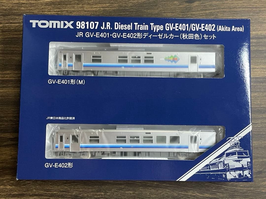 TOMIX 98107 JR GV-E401·402 ディーゼルカー(秋田色)