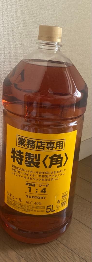 特製ウイスキー 5L アルコール40%