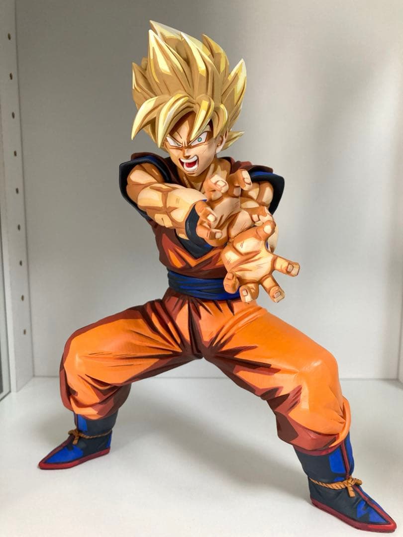 ドラゴンボール フィギュア リペイント 超サイヤ人 孫悟空 グランディスタ 2体