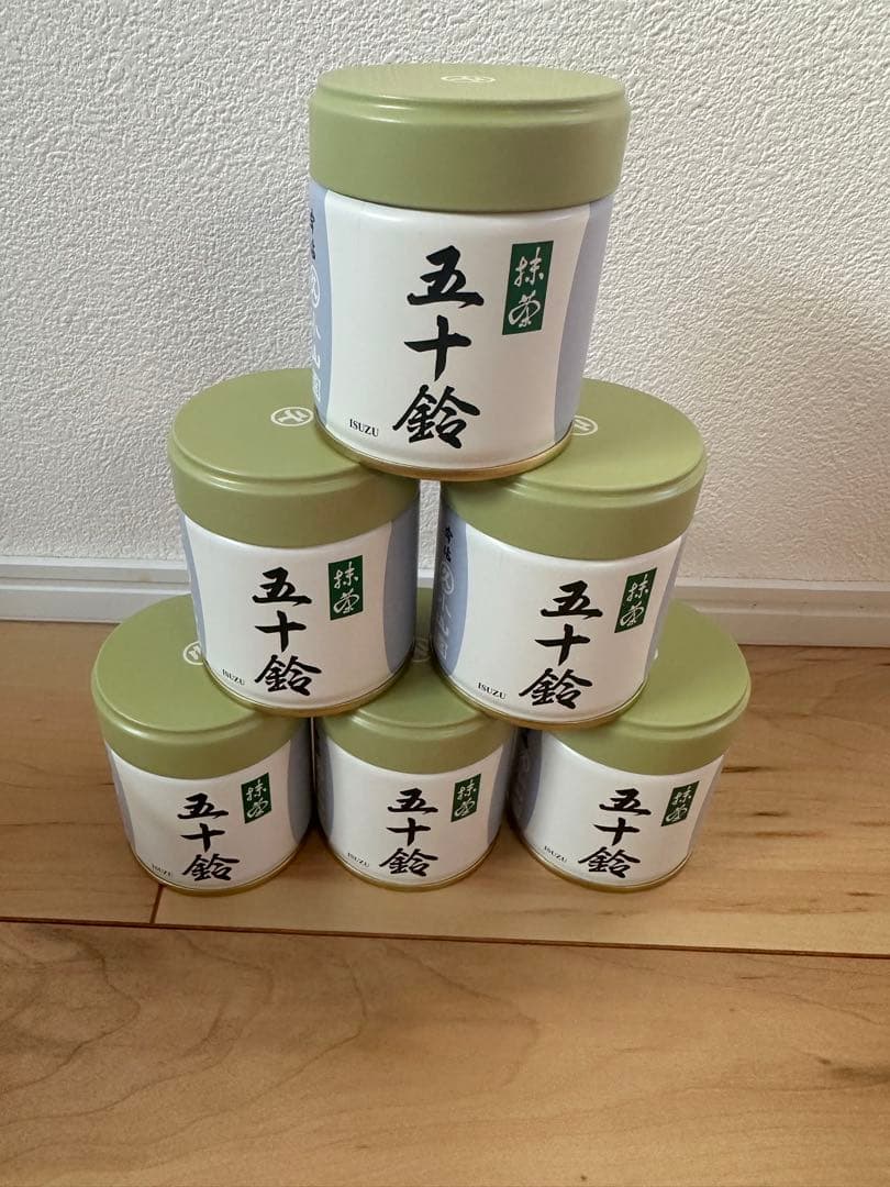 丸久小山園　抹茶　五十鈴40g缶x6個