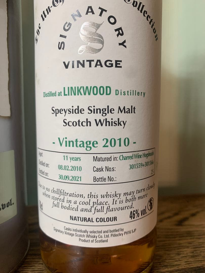 SIGNATORY VINTAGE Linkwood 2010 11年