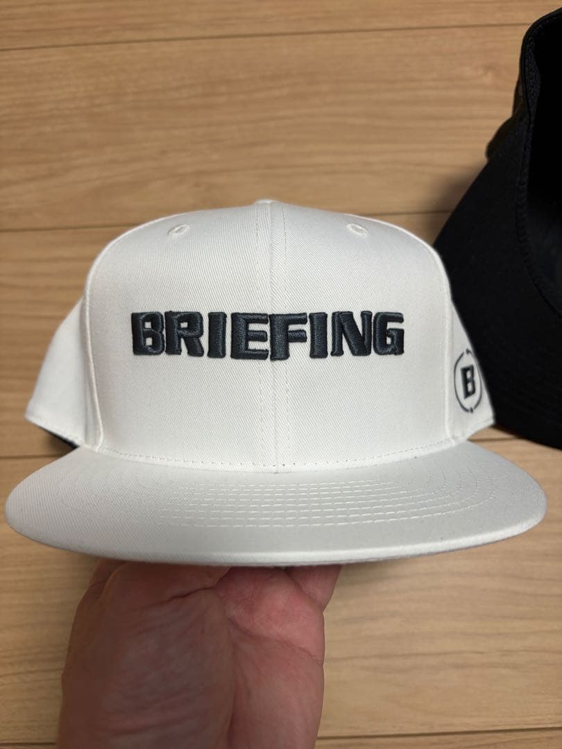 BRIEFING CAP 白 黒 セット 別注カラー BGW253M01